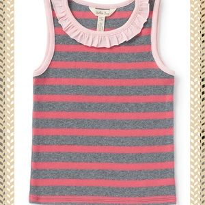 Matilda Jane | Shirts & Tops | Striped Ruffle Matilda Jane Tank Nwot ...
